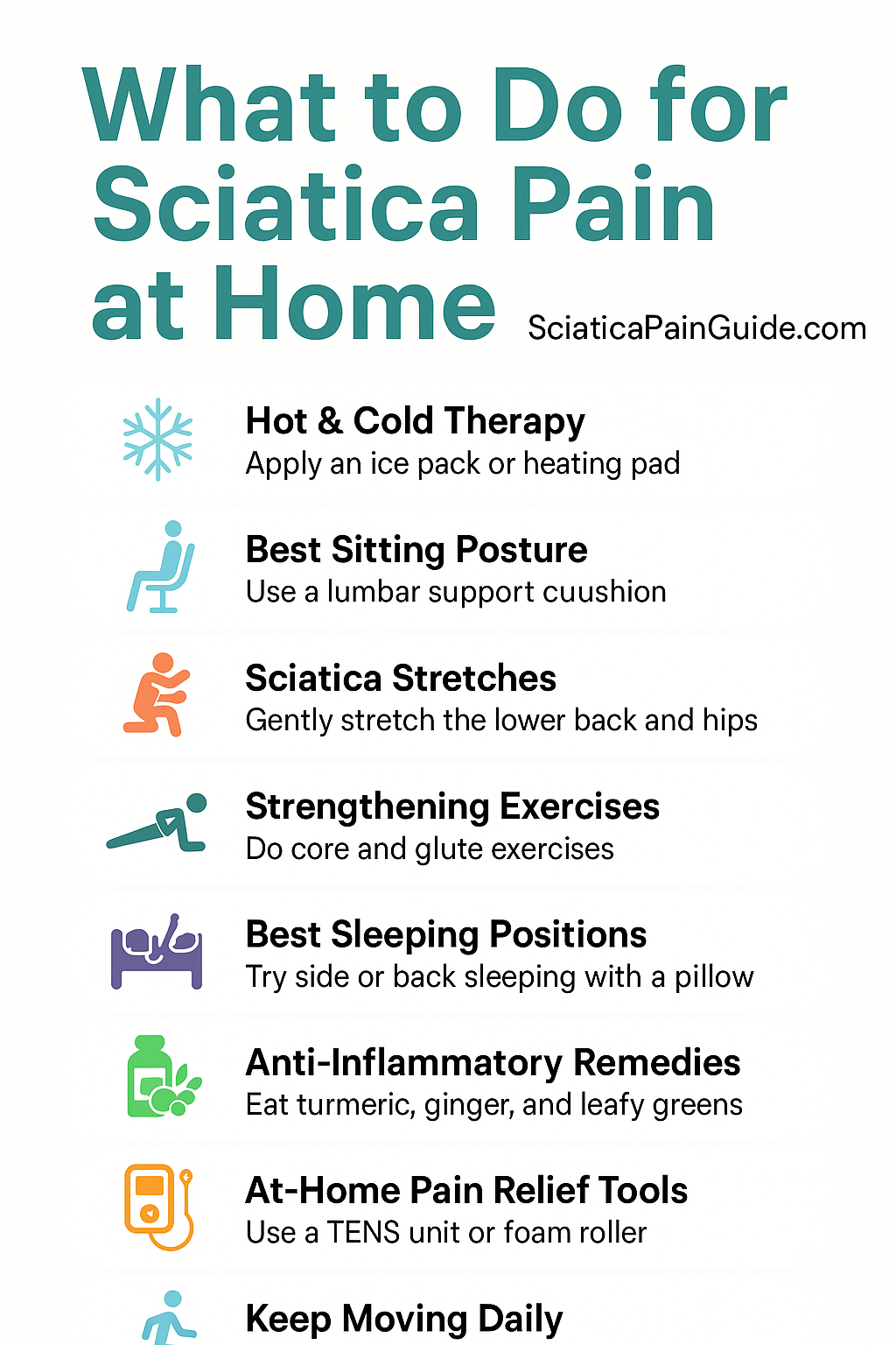 What to Do for Sciatica Pain at Home: Practical Relief That Really Works - Sciatica Pain Guide
