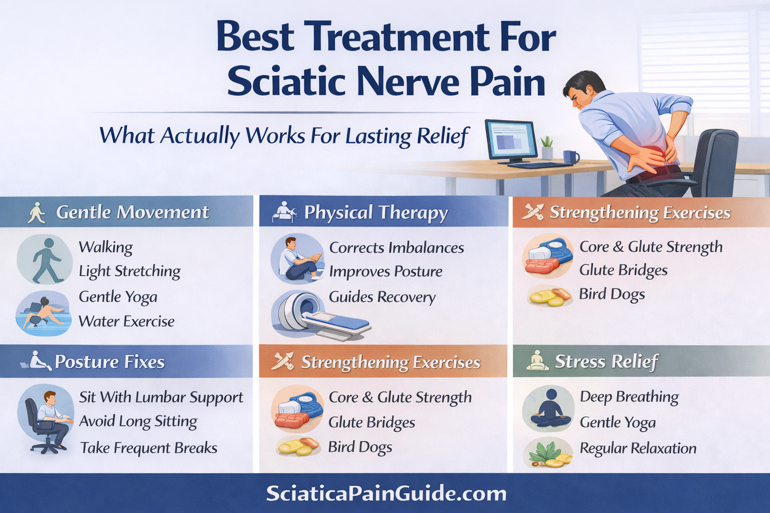 Best Treatment For Sciatic Nerve Pain: What Actually Works For Lasting ...