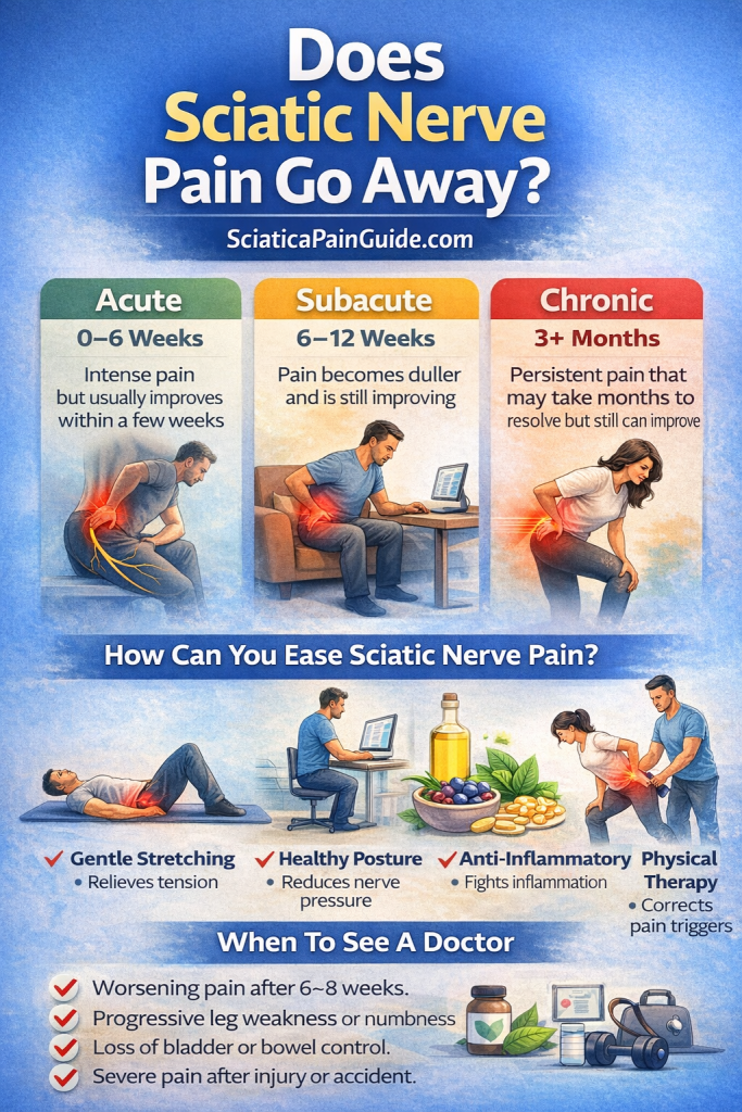 Does Sciatic Nerve Pain Go Away? Understanding Healing Times And What ...