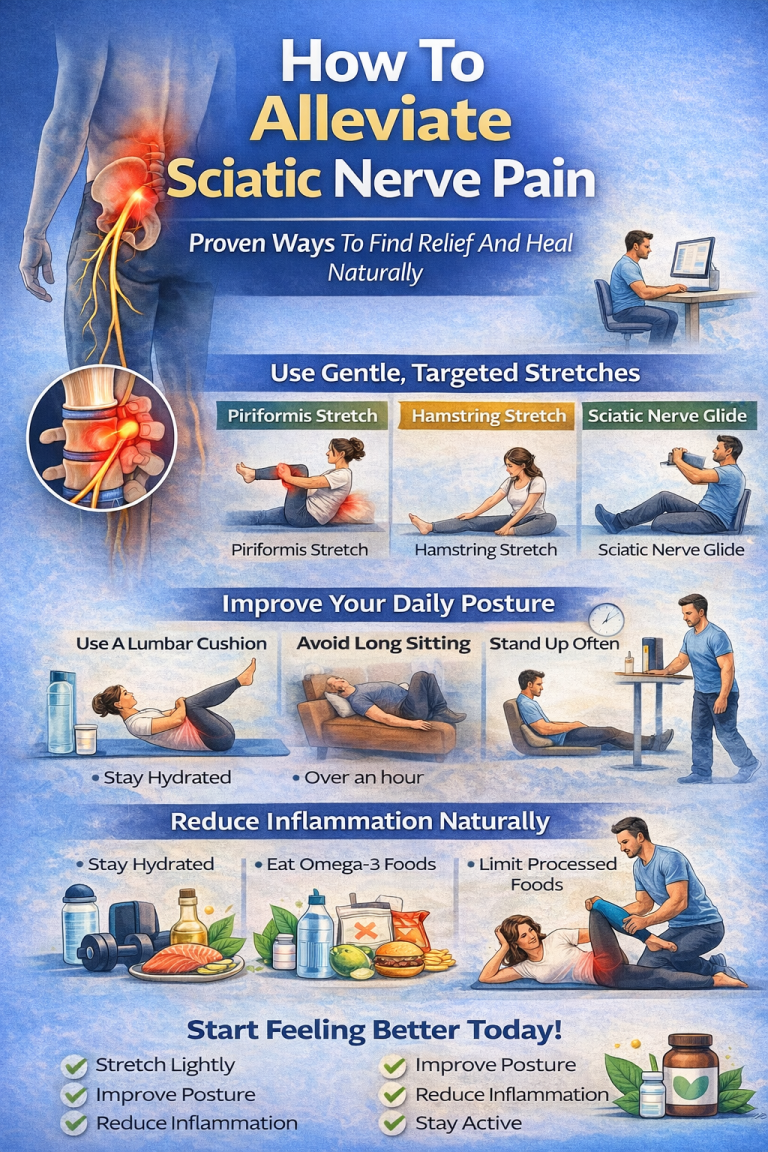 How To Alleviate Sciatic Nerve Pain: Proven Ways To Find Relief And ...