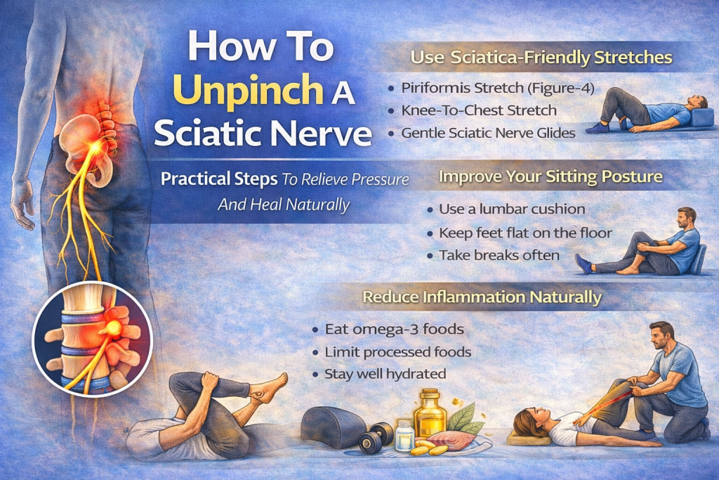 How To Unpinch A Sciatic Nerve: Practical Steps To Relieve Pressure And ...