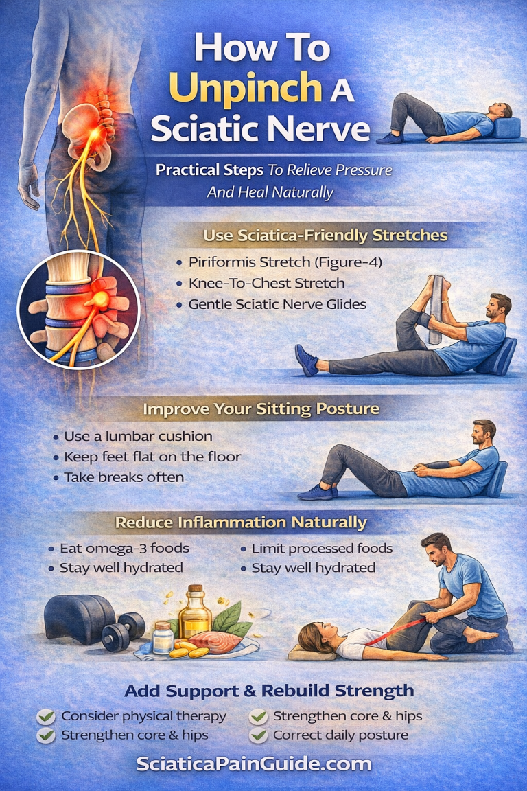 How To Unpinch A Sciatic Nerve: Practical Steps To Relieve Pressure And ...