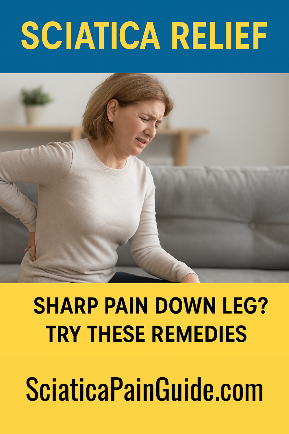 Sharp Pain Down Leg: Sciatica Relief That Works (Proven Methods to Stop ...