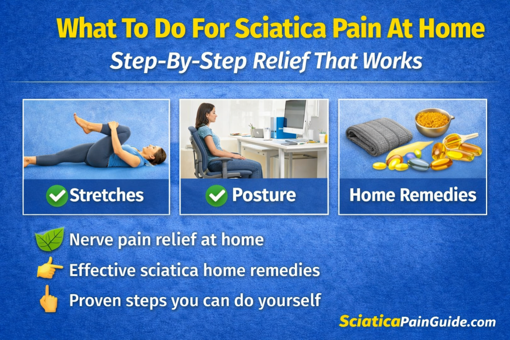 How To Treat Sciatica At Home Sciatica Pain Guide