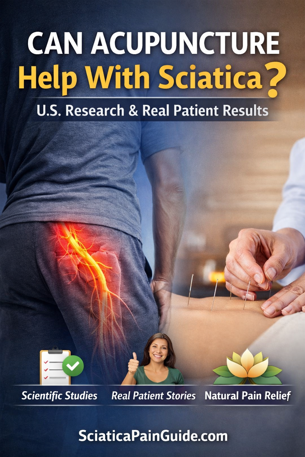 Can Acupuncture Help With Sciatica? U.S. Research, Real Patient Results ...
